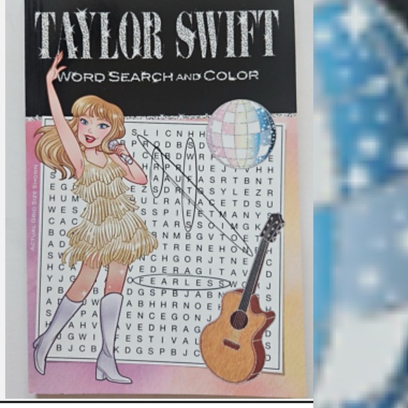 Other | Taylor Swift Word Search And Color Book | Poshmark
